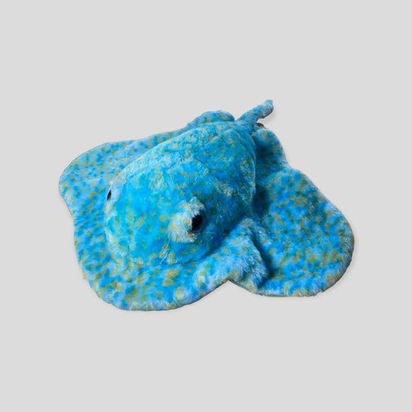 Petting Zoo | Toys | Petting Zoo Stingray Plush2long 18 Wing Span Blue ...